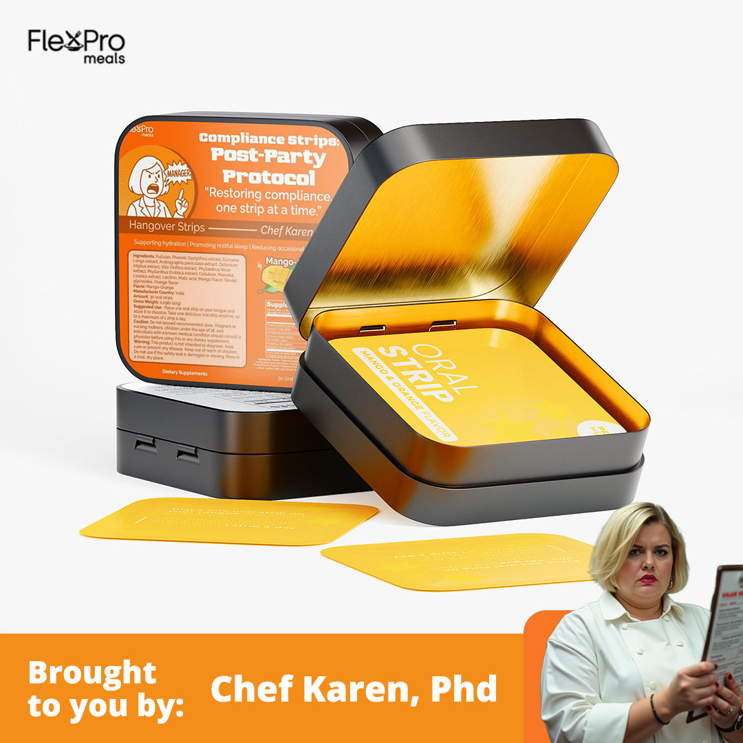 Compliance Strips: Post-Party Protocol – FlexPro Meals